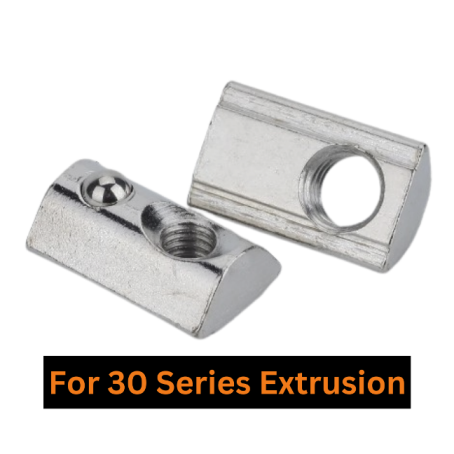 Spring T Nut for 30 Series Aluminium Extrusions