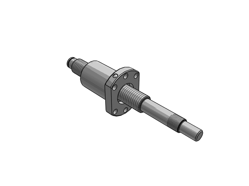 Rolled Ball Screw 10mm with ball nut (Pre Machined Ends)