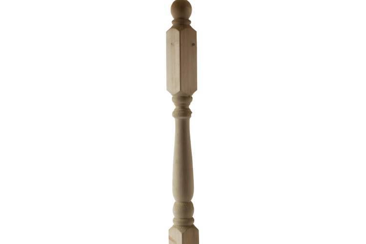 90 x90 x 1500mm Q-Deck Colonial Newel Post Including Ball Cap