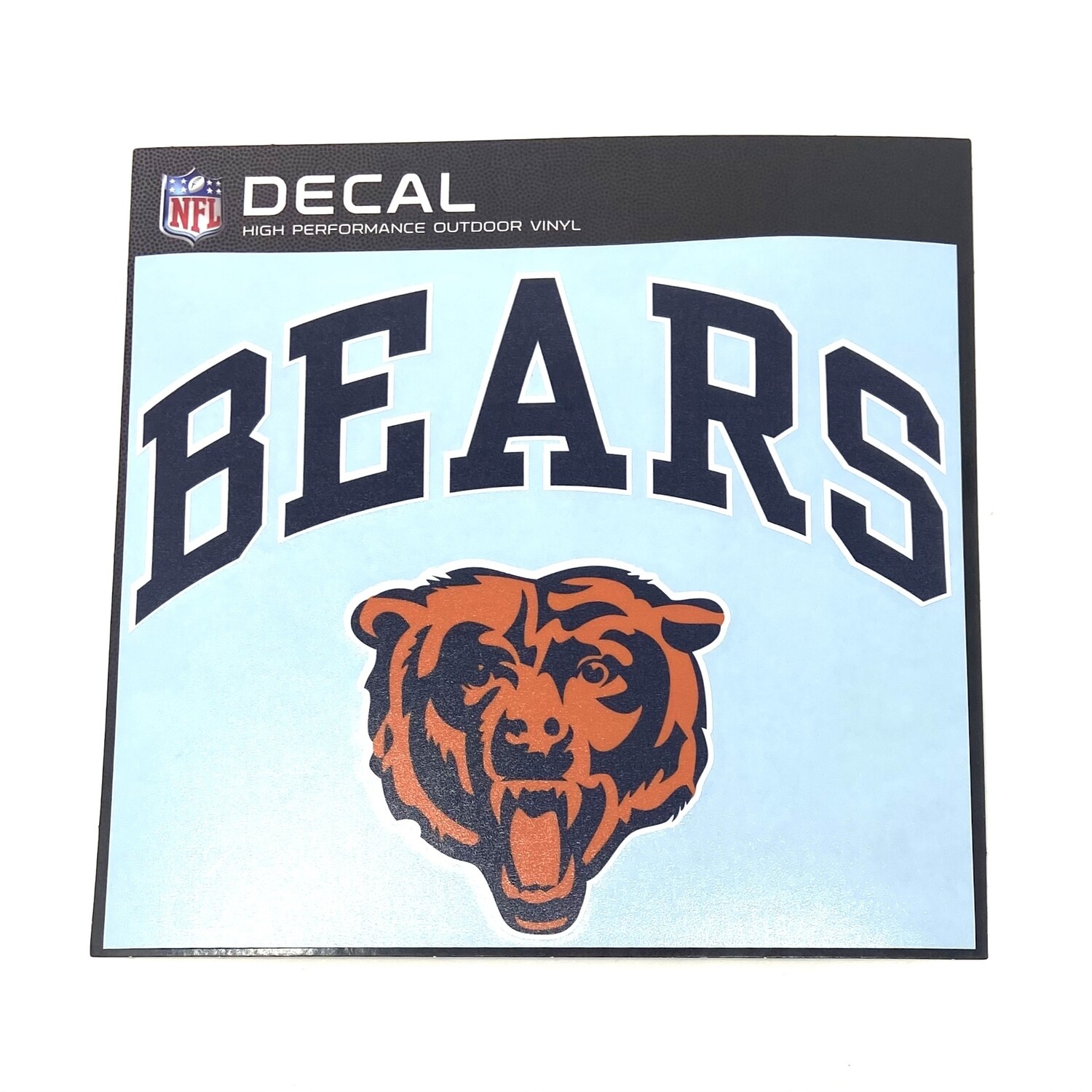 Chicago Bears 8" x 8" High Performance Outdoor Vinyl Decal