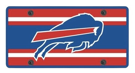 Buffalo Bills Acrylic License Plate