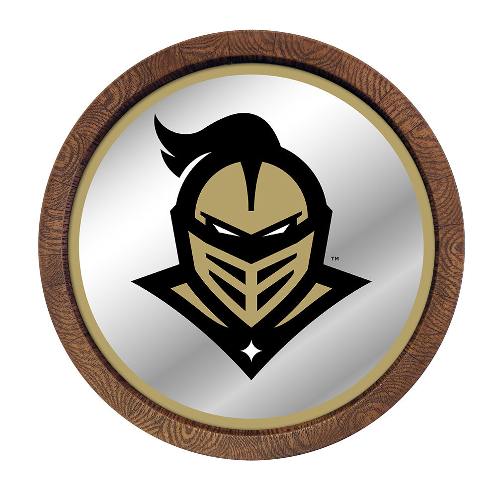 UCF Knights Mascot Mirrored Barrel Top Wall Sign