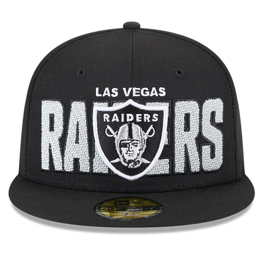 Las Vegas Raiders New Era 2023 Draft 59Fifty Fitted Hat