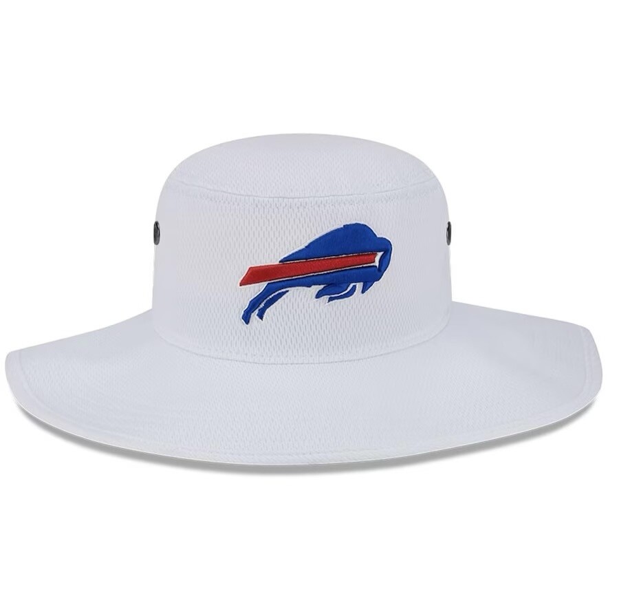 Buffalo Bills White Training Camp Panama Bucket Hat