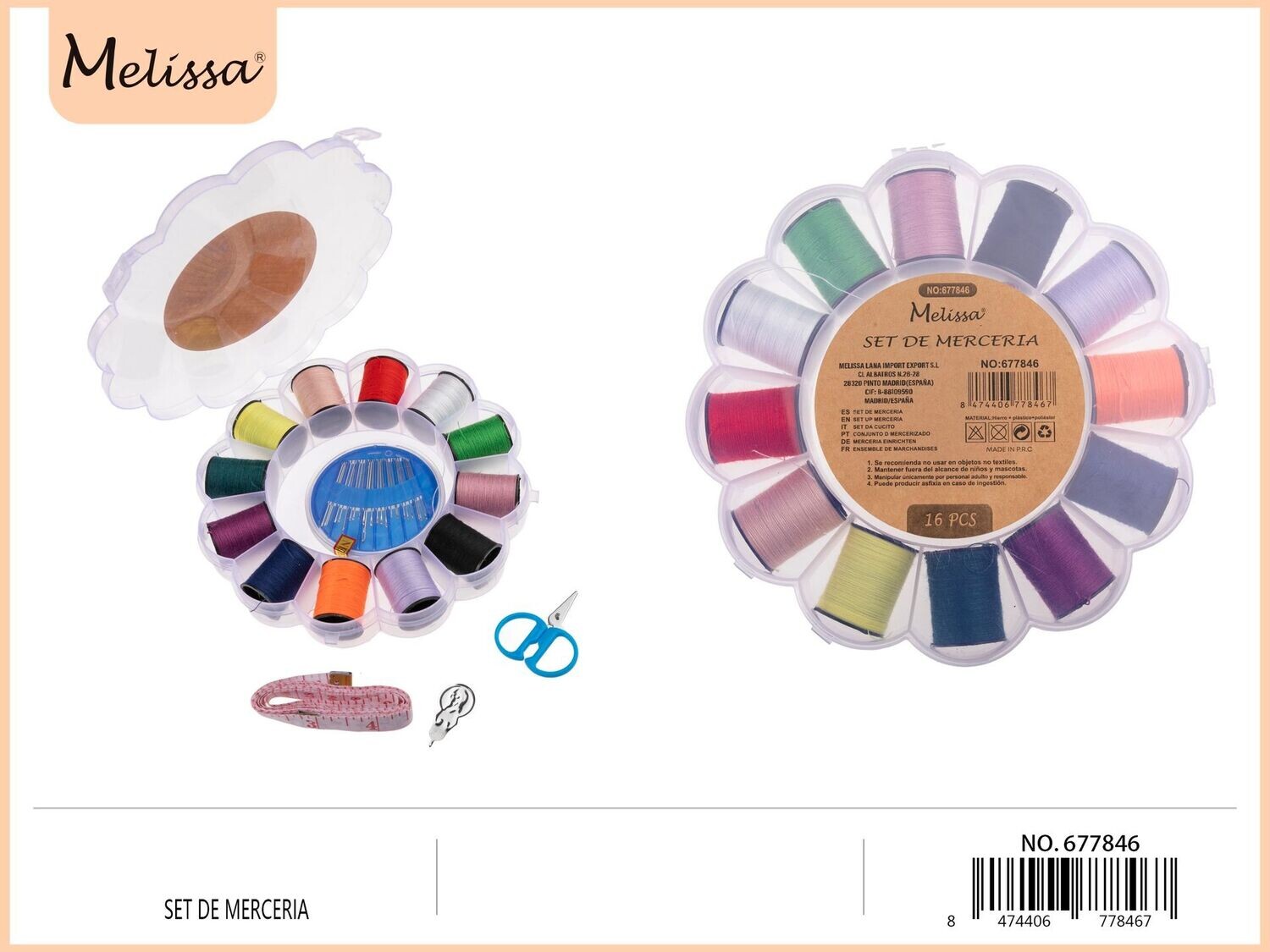 677846 Set de Mercería
