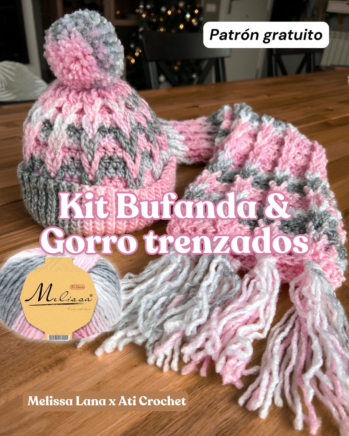 Braided Scarf & Hat Kit - Free Pattern