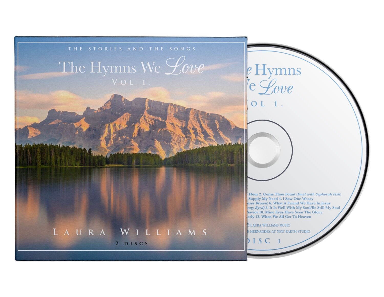 The Hymns We Love, Vol. 1 (Two-Disc Set) (CD) | Laura Williams Music