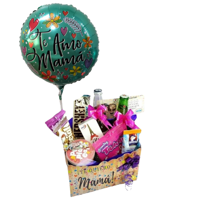 Caja Con Dulces Para El Dia De La Madre