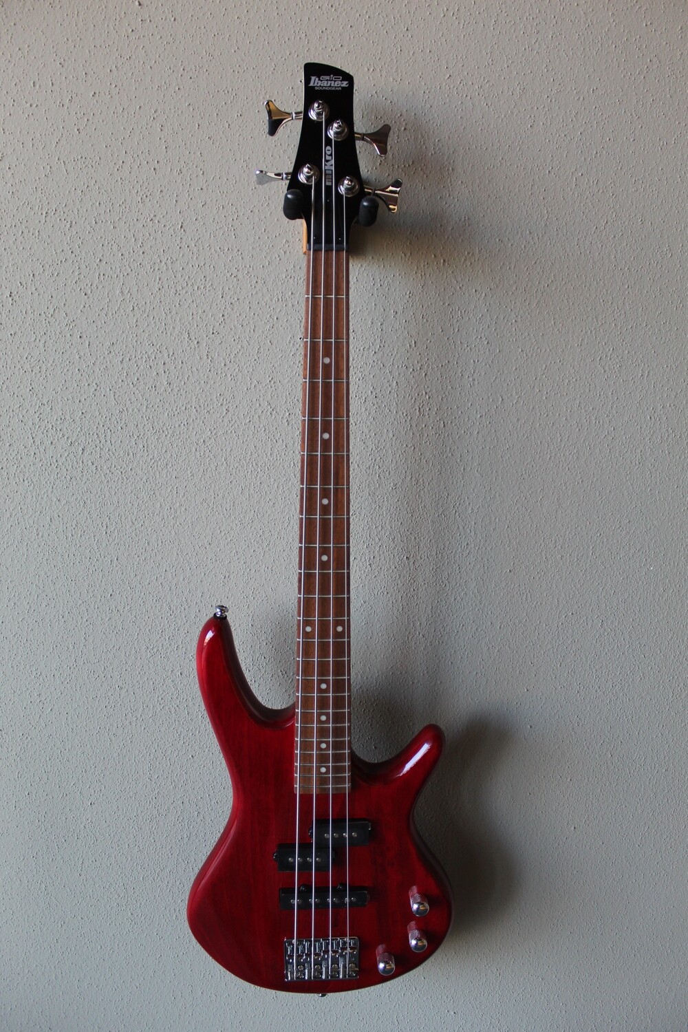 Ibanez miKro GSRM20 Short Scale Electric Bass Guitar - Transparent Red ...