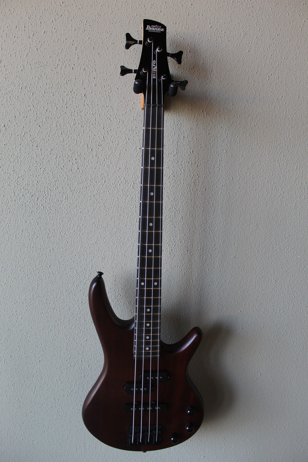 Ibanez miKro GSRM20 Short Scale Electric Bass Guitar - Walnut Flat ...