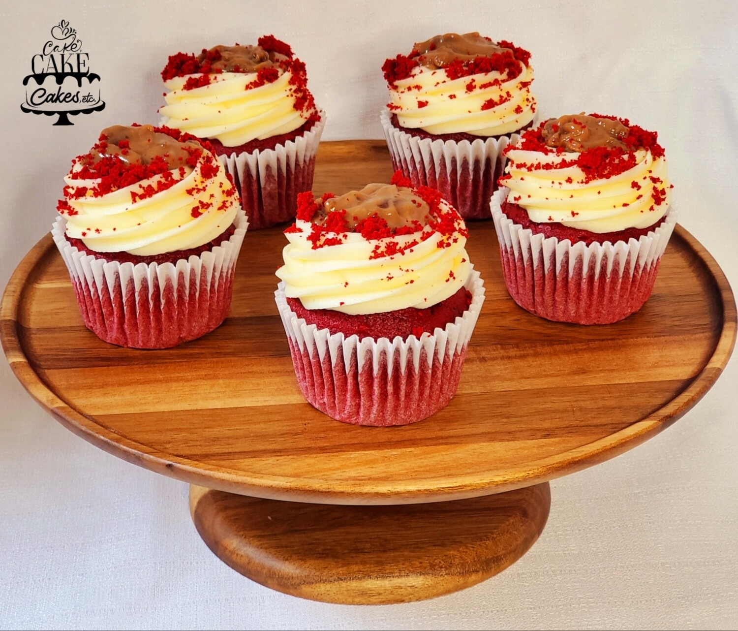 Jumbo Red Velvet Praline Cupcake
