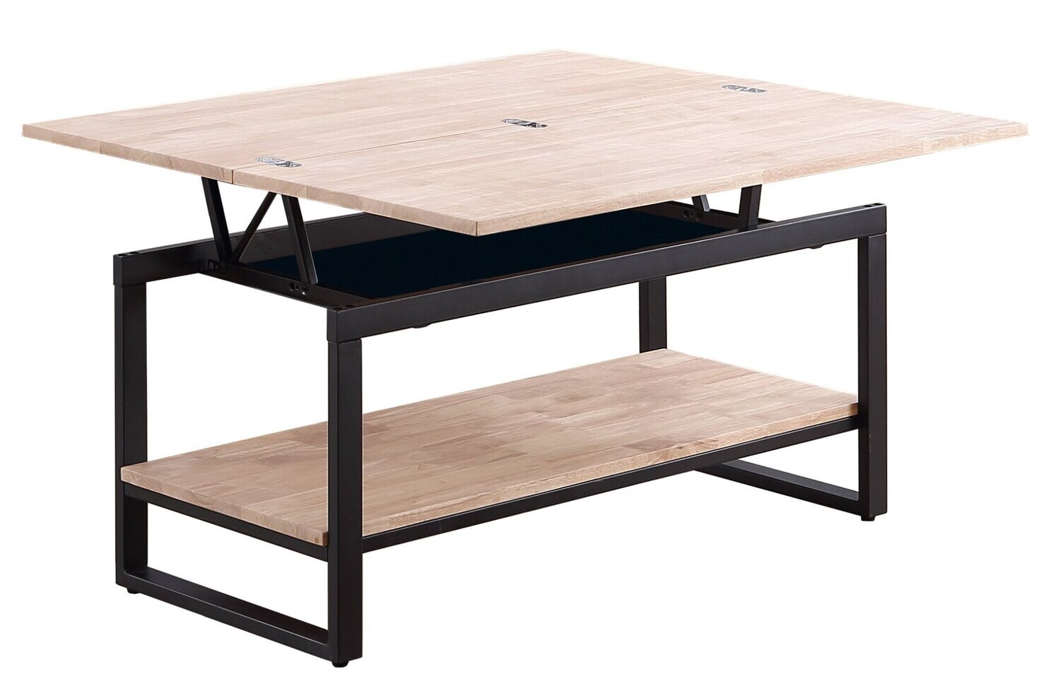MESA CENTRO ELEVABLE Y EXTENSIBLE STEVE ROBLE ESTILO INDUSTRIAL