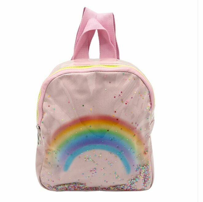 Sparkle Sisters Rainbow Backpack- Pink