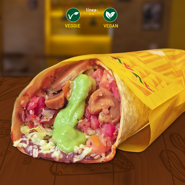 BURROS VEGETARIANOS Y VEGANOS