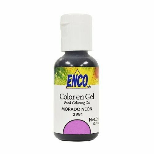 ENCO 2991-20 Color Gel Morado Neon 20 Grs