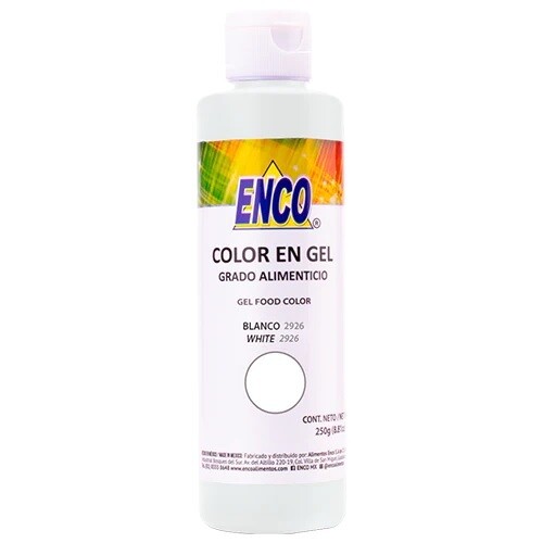 Colorante en gel BLANCO 250 gr ENCO