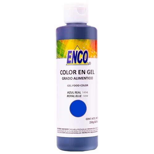 Colorante en gel AZUL REAL 250 gr ENCO