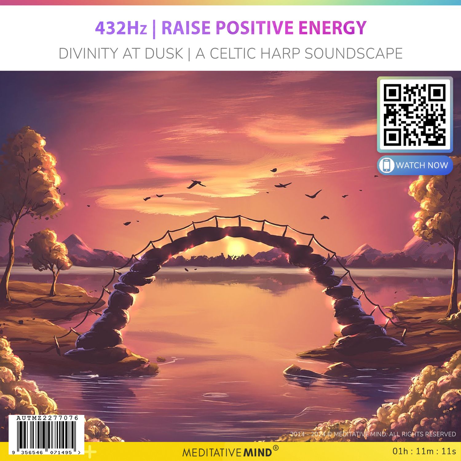 432Hz | Raise Positive Energy - Divinity at Dusk | A Celtic Harp ...