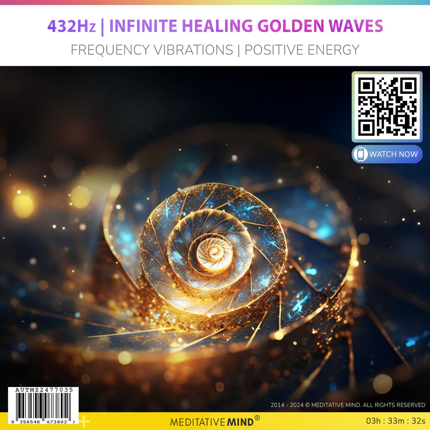 432Hz | Infinite Healing Golden Waves - Frequency Vibrations | Positive Energy | Meditative Mind ...