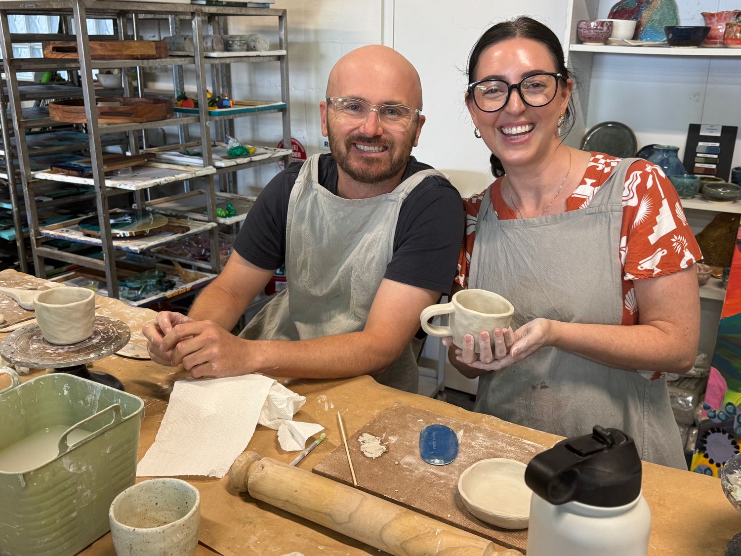 Clay with your Mate for Valentines! Wednesday 12th Feb 6-8:30pm