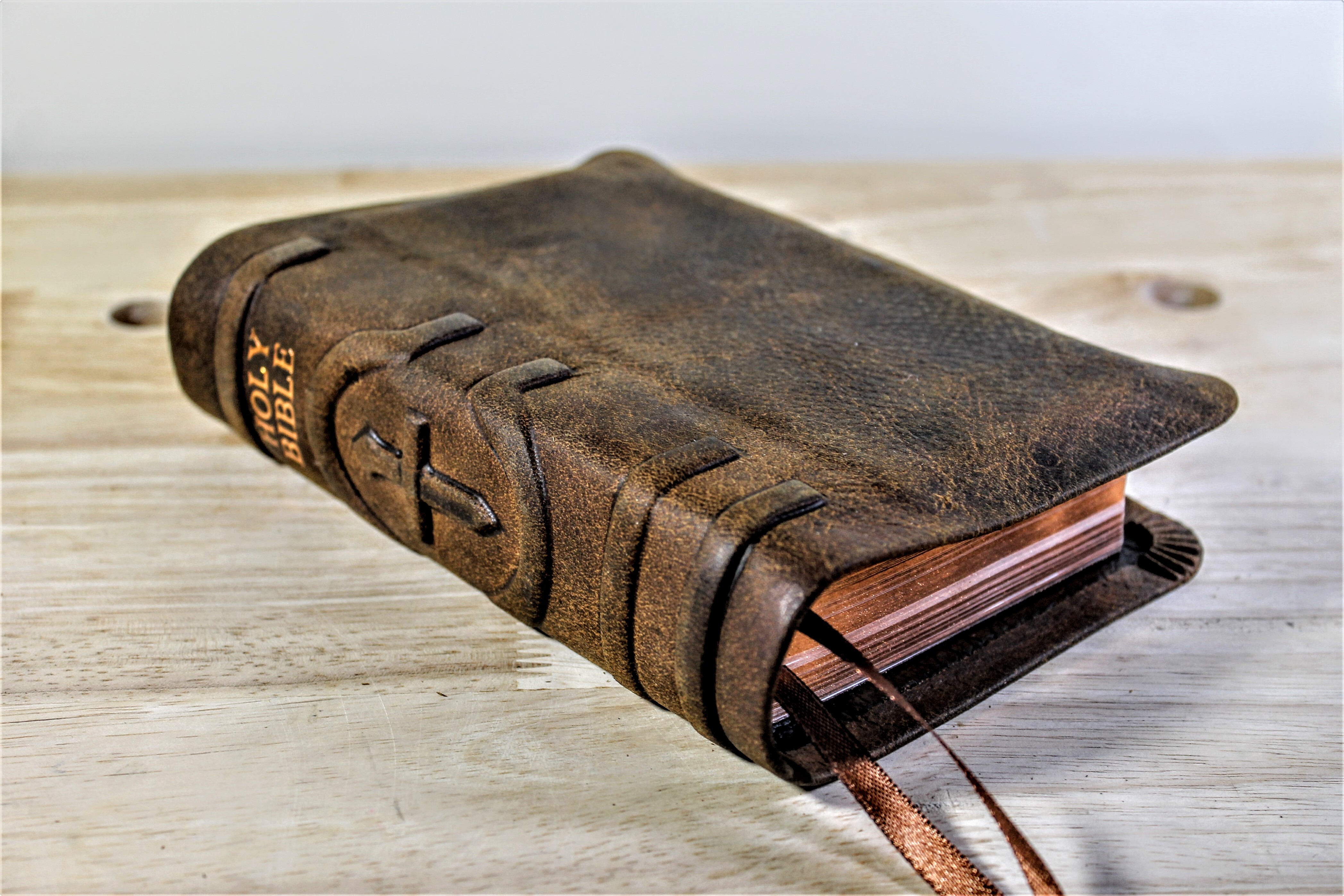 Custom Leather Bible Cover