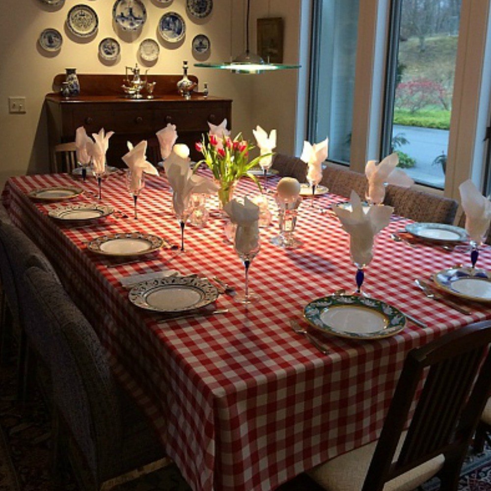 Custom Tablecloths - We make any size. | Customvinyltablecloths.com