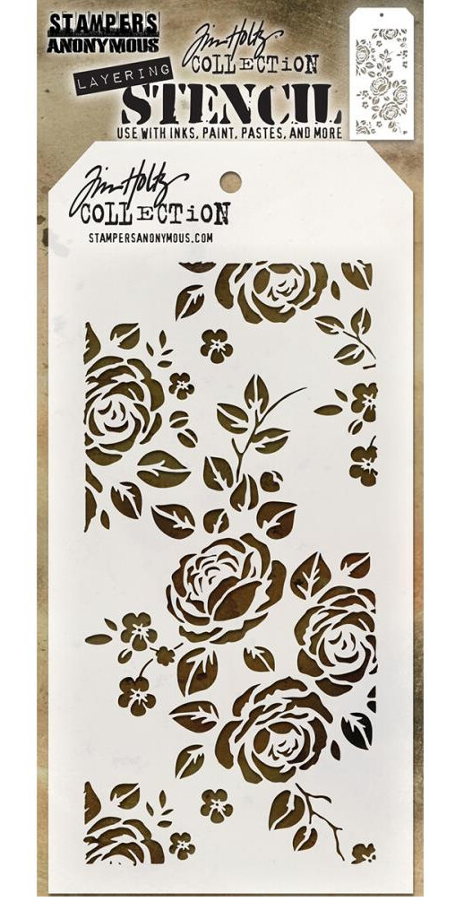STENCIL DE ROSAS