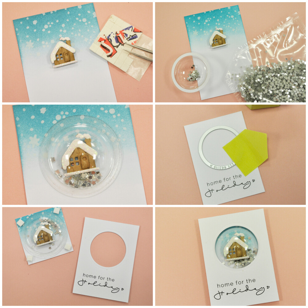 TROQUELES THINLITS MINI GLOBOS DE NIEVE