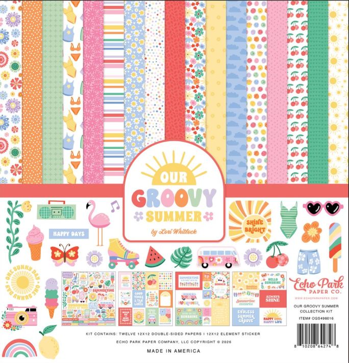 KIT 12X12 GROOVY SUMMER