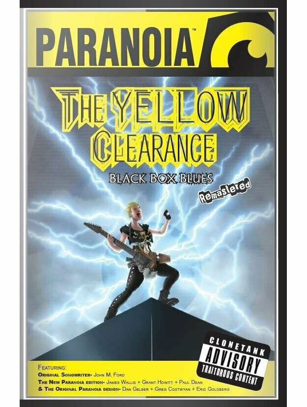 Paranoia RPG Yellow Clearance Black Box Rules Remastered