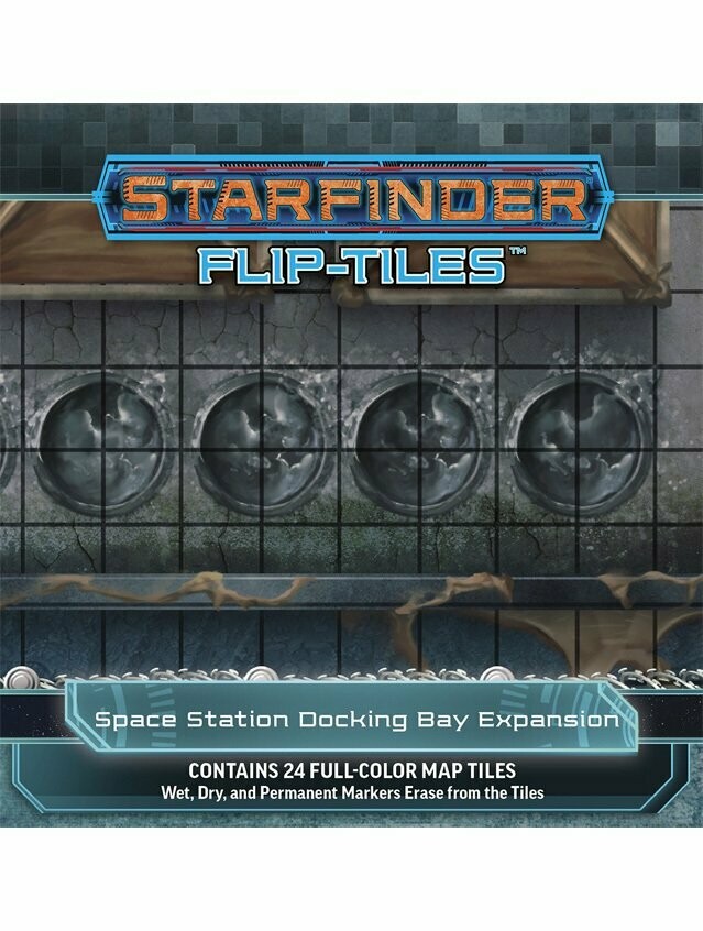 Starfinder RPG Flip-Tiles Space Station Docking Bay Expansion