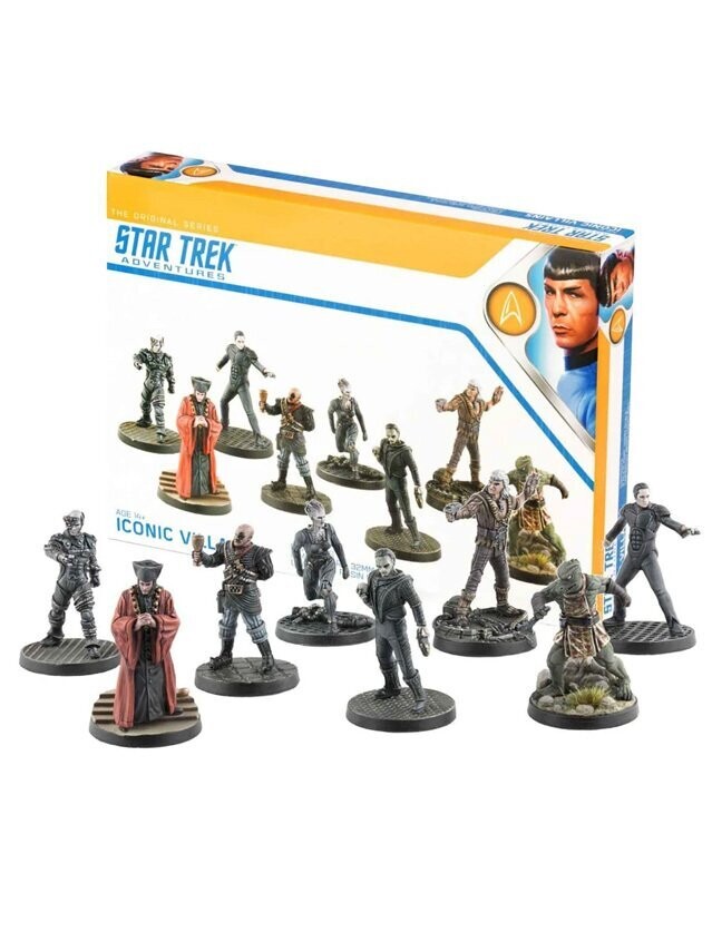 Star Trek Adventures RPG Miniatures The Original Series Iconic Villains