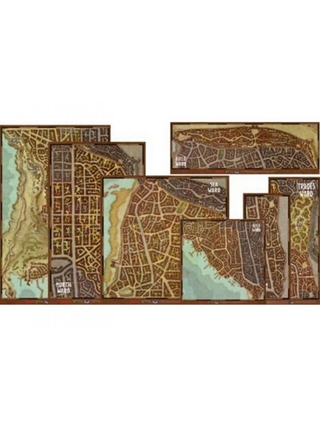 Dungeons & Dragons Waterdeep Dragon Heist Map Set