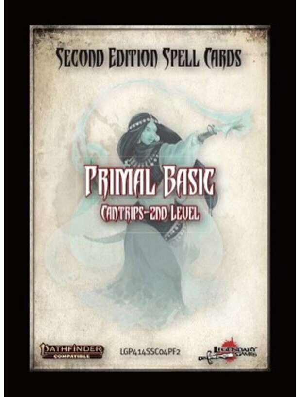 Pathfinder RPG Spell Card Set Basic Primal