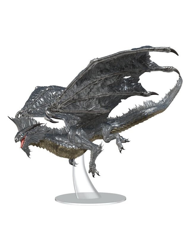 Dungeons & Dragons Icons Of The Realms Adult Silver Dragon