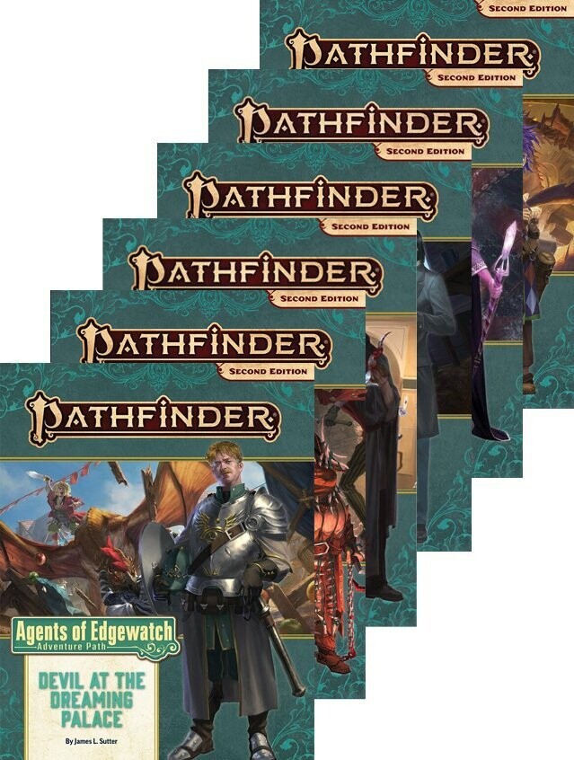 Pathfinder RPG Agents Of Edgewatch #1 - 6 Complete Adventure Path