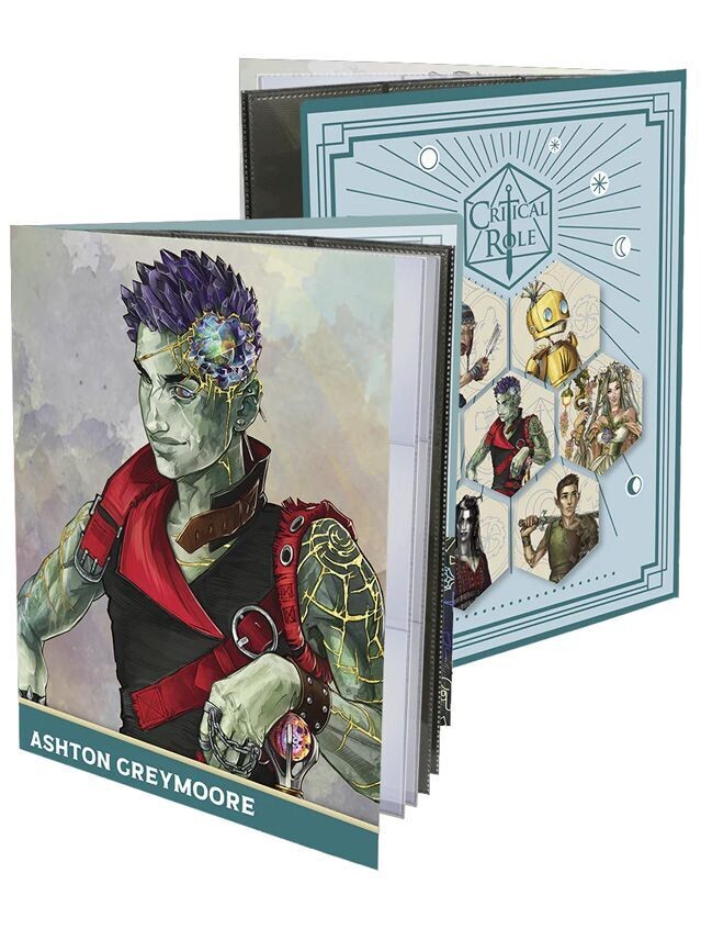 Critical Role RPG Folio With Stickers Ashton Greymoore