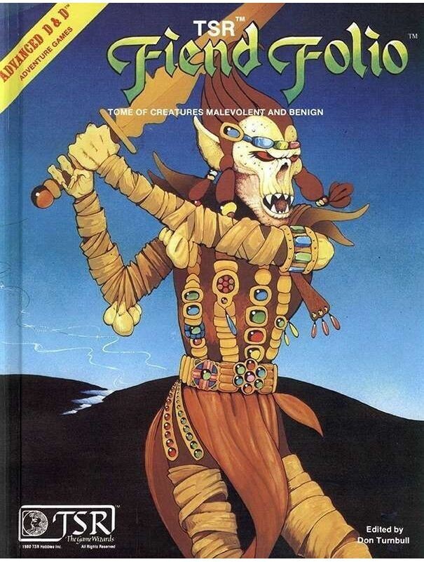 Dungeons & Dragons 1E Advanced D&D (POD) Fiend Folio
