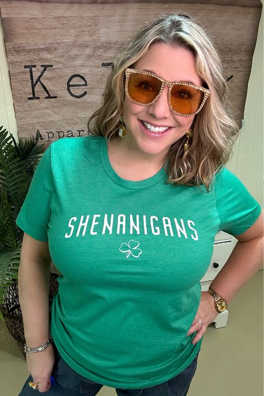 Kelly Green Shenanigans Tee