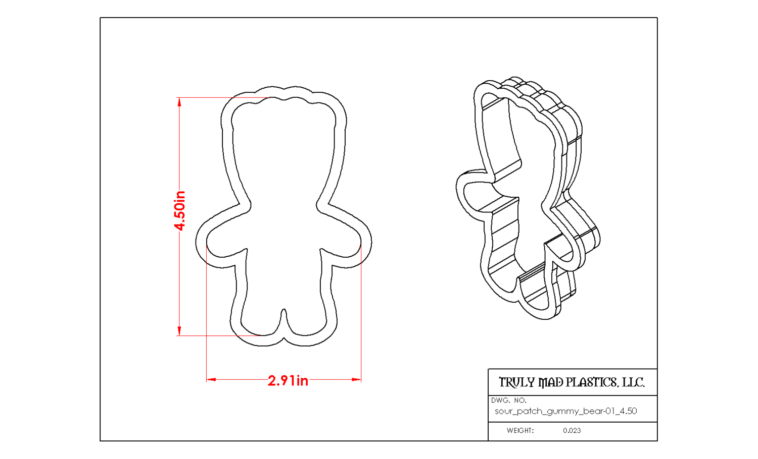 Sour Patch Gummy Bear 01