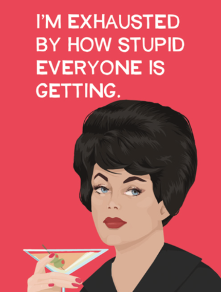 Bluntcard I’m Exhausted – Store – The Plant Foundry