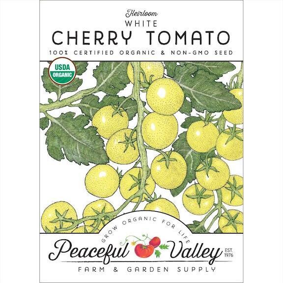 PV Tomato Cherry White Org SNV8454 – Store – The Plant Foundry