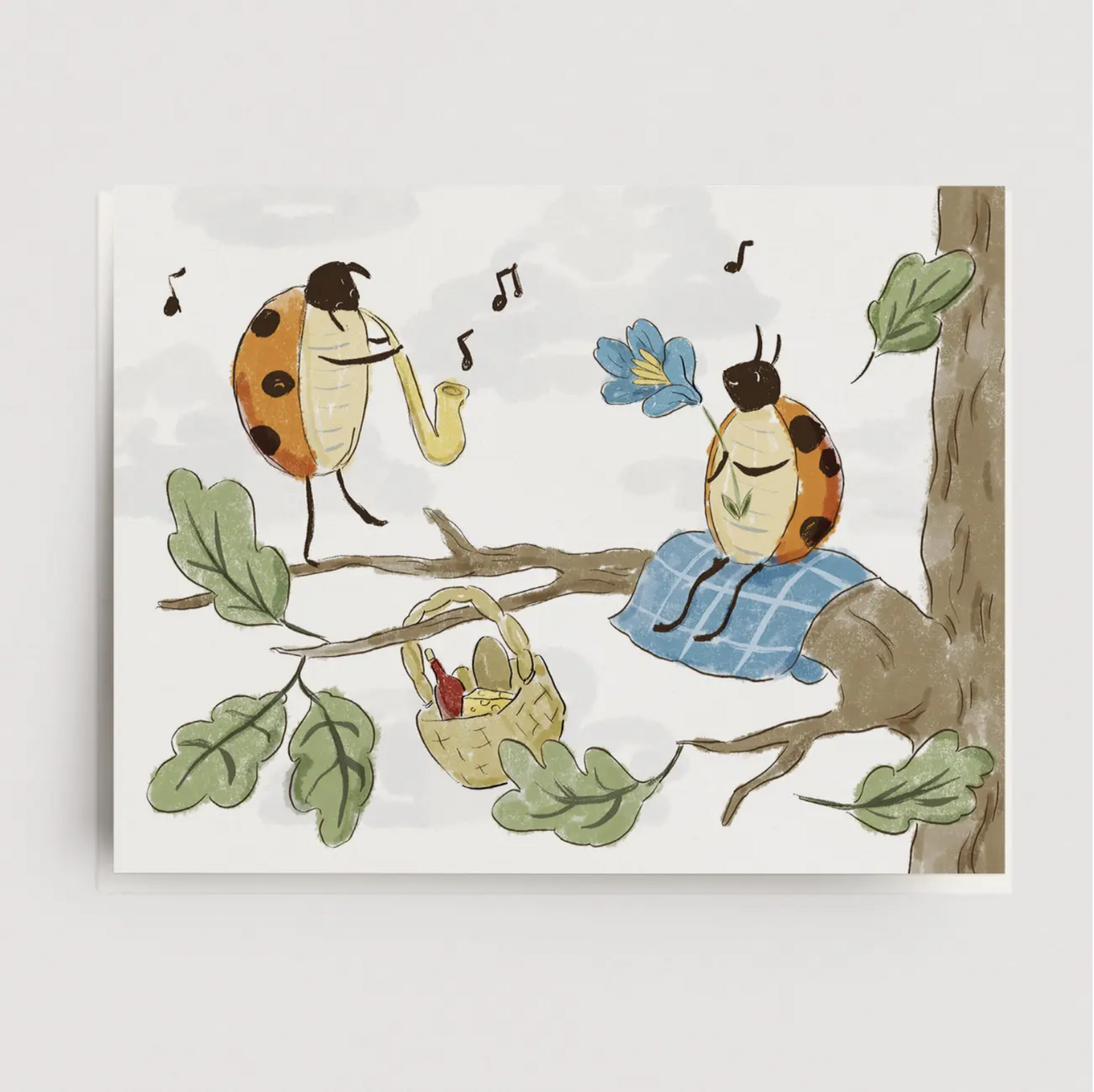 Ingrid Press Ladybug Picnic Card L-123 – Store – The Plant Foundry