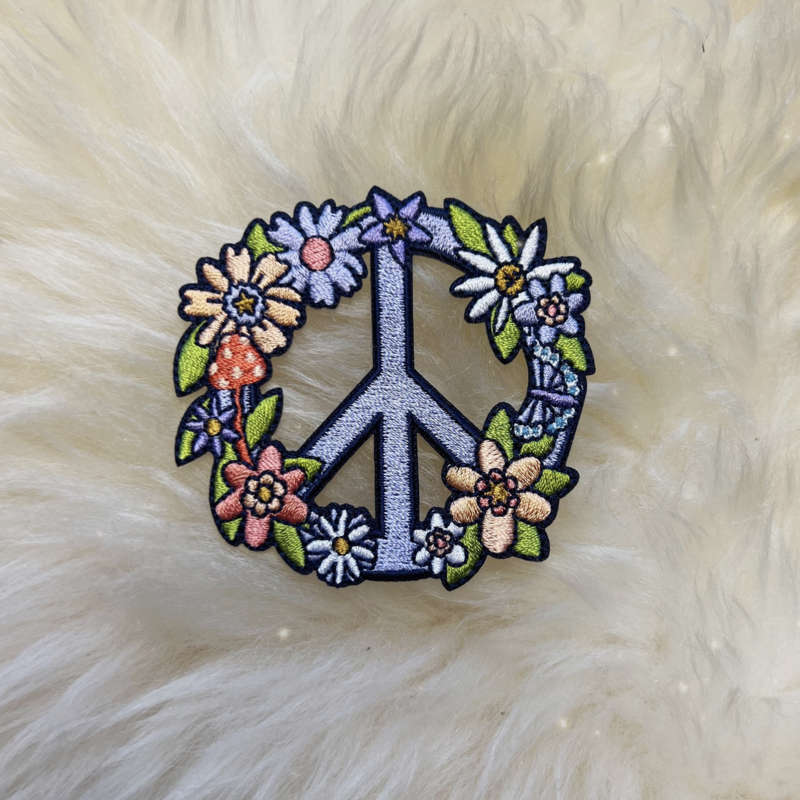 Wildflower Co Peace Sign Floral Patch – Store – The Plant Foundry