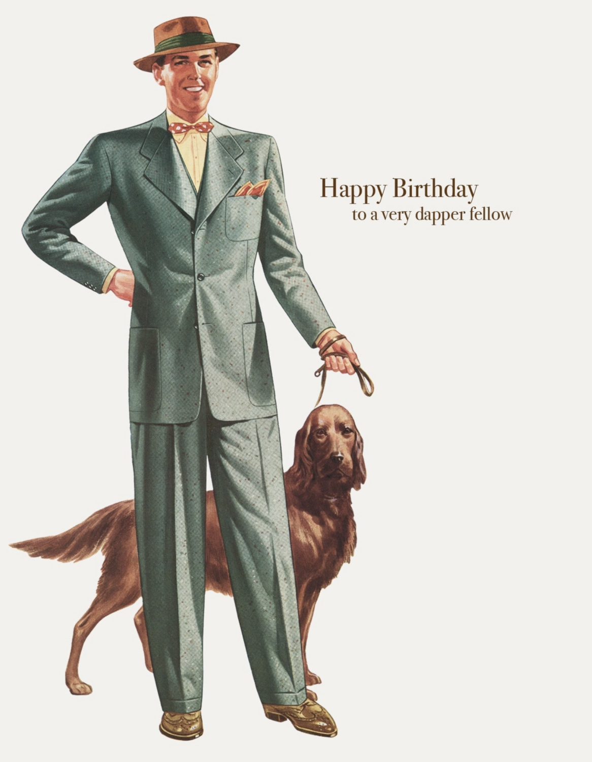 PFD Happy Birthday to a Dapper Fellow A2 Card CA2-HBTA – Store – The ...