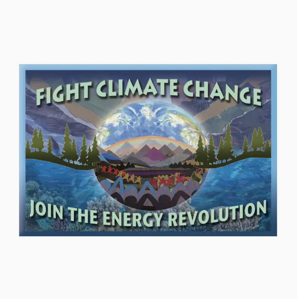 SCW Fight Climate Change Magnet (M037) – Store – The Plant Foundry