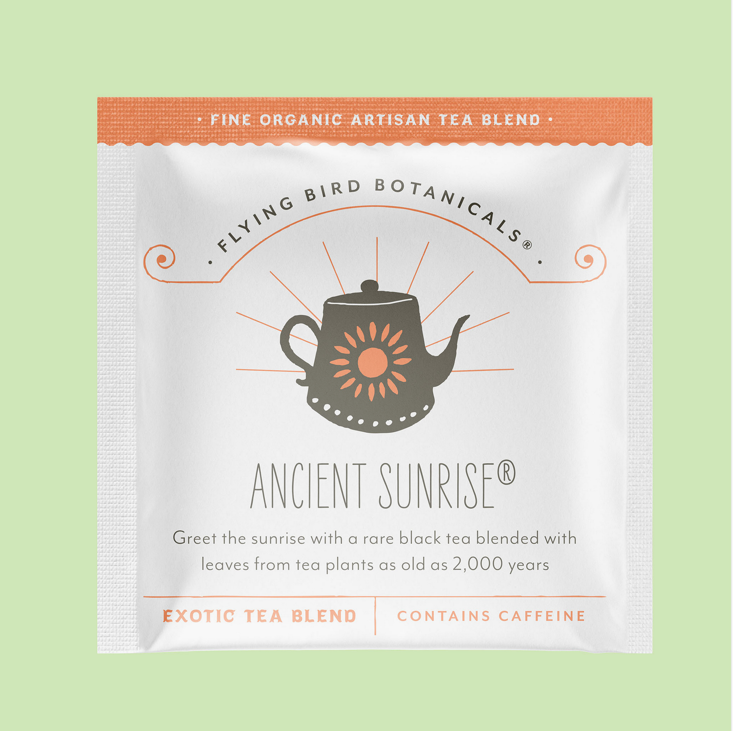 Flying Bird Botanicals Ancient Sunrise Tea Sachet – Store – The Plant ...