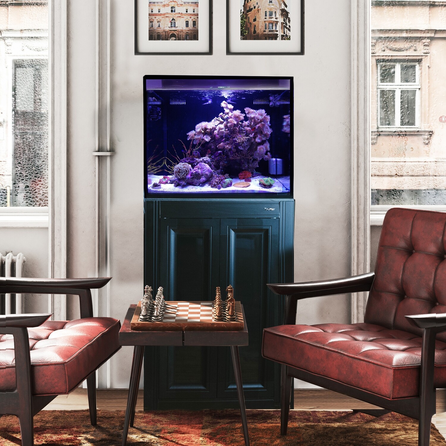 NUVO Fusion Pro™ 40 AIO Aquarium w/ Black APS Stand