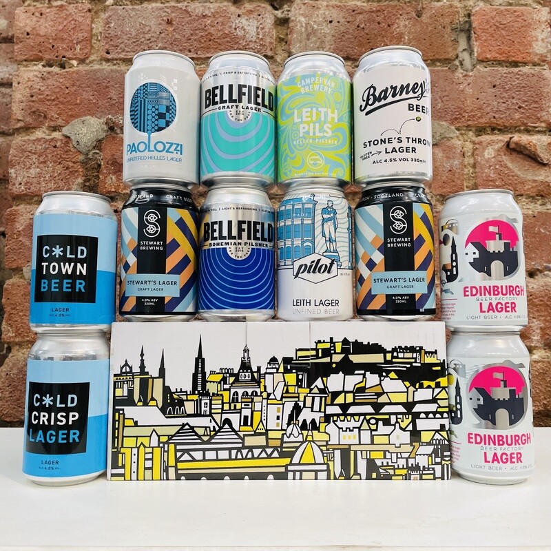 Edinburgh Craft Lagers x 24 (FREE SHIPPING)