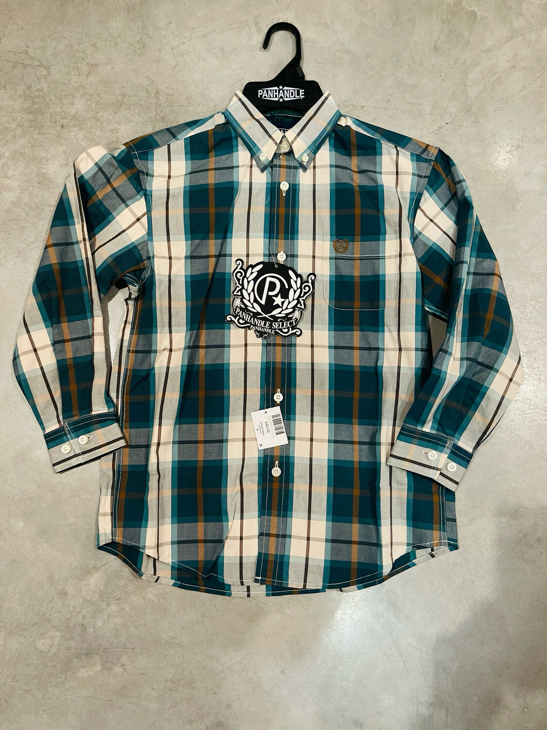 Evergreen Plaid Button Up